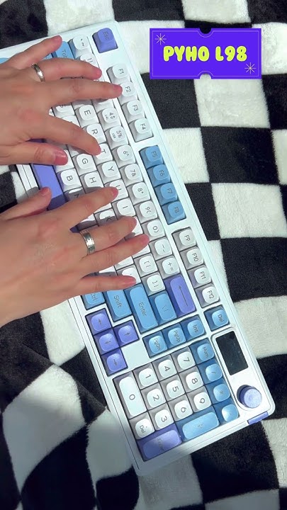 PYHO L98 저소음 키보드 타건음 - YouTube