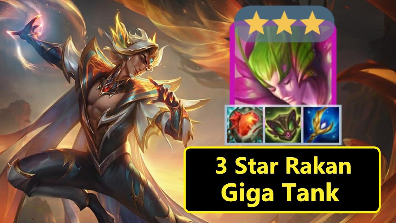 ⭐️⭐️⭐️ Rakan 3 Star GIGA Tank | Patch 14.18 | Set 12 Comps | TFT ...