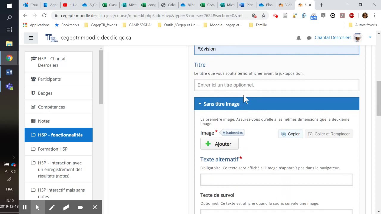 Comment juxtaposer deux images avec H5P (image juxtaposition)? - YouTube