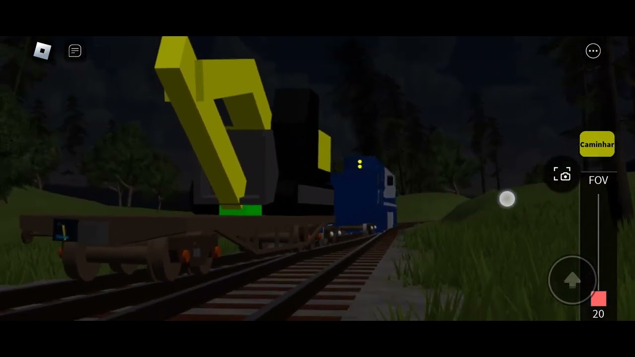 G12 da rumo puxando trem VP de manutenção com escavadeira e um gfd da ...