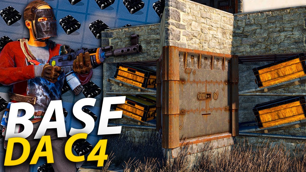 Solo Player RAIDANDO a Base da C4 no Rust! - YouTube