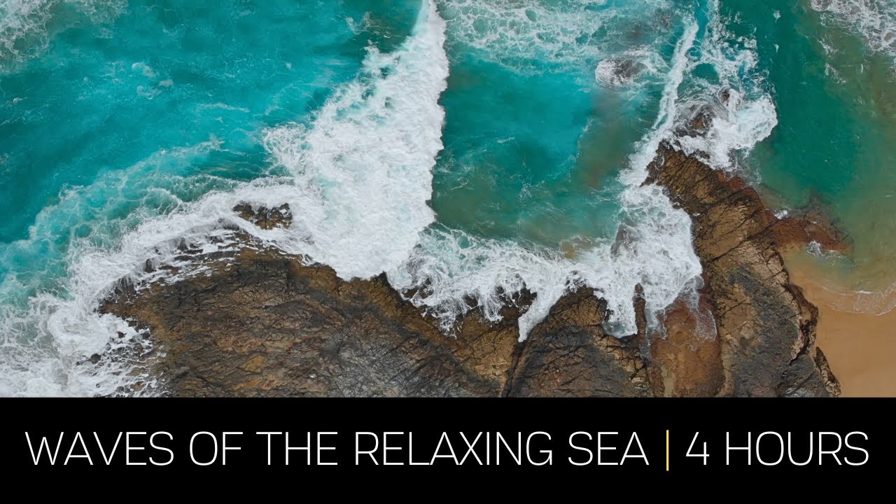 Waves of the Relaxing Sea 🌊 | Relax Sleep Sounds, Sleep, Study and ...