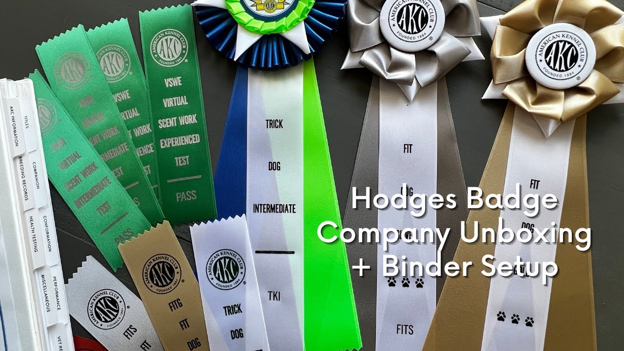 Hodges Badge Company Unboxing + Binder Setup - YouTube