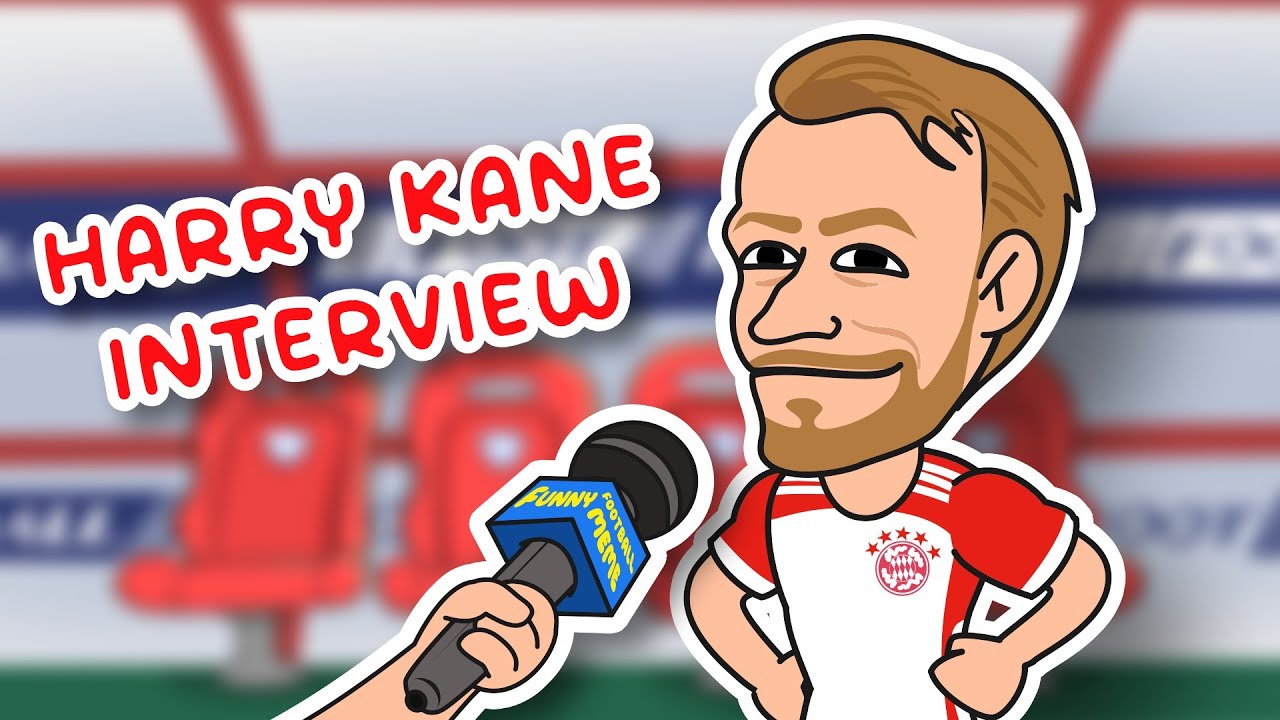 EXCLUSIVE HARRY KANE INTERVIEW ⚽ Funny Football Meme Interview #1 - YouTube