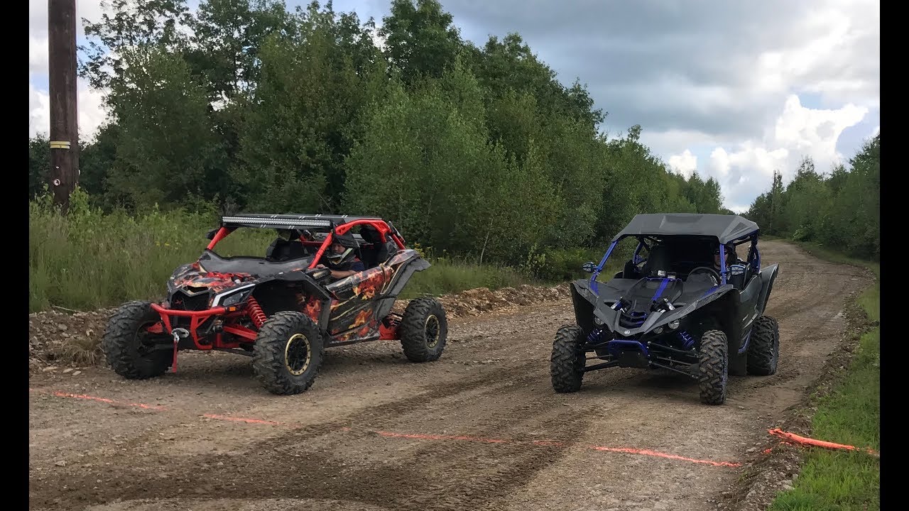 UTV Drag Races Round 1 YXZ vs. X3 - YouTube
