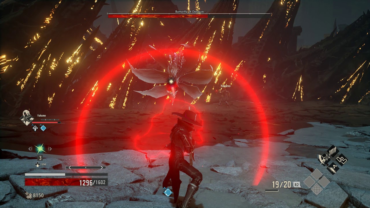 Code Vein Butterfly of Delirium (dungeon) Boss Fight - YouTube