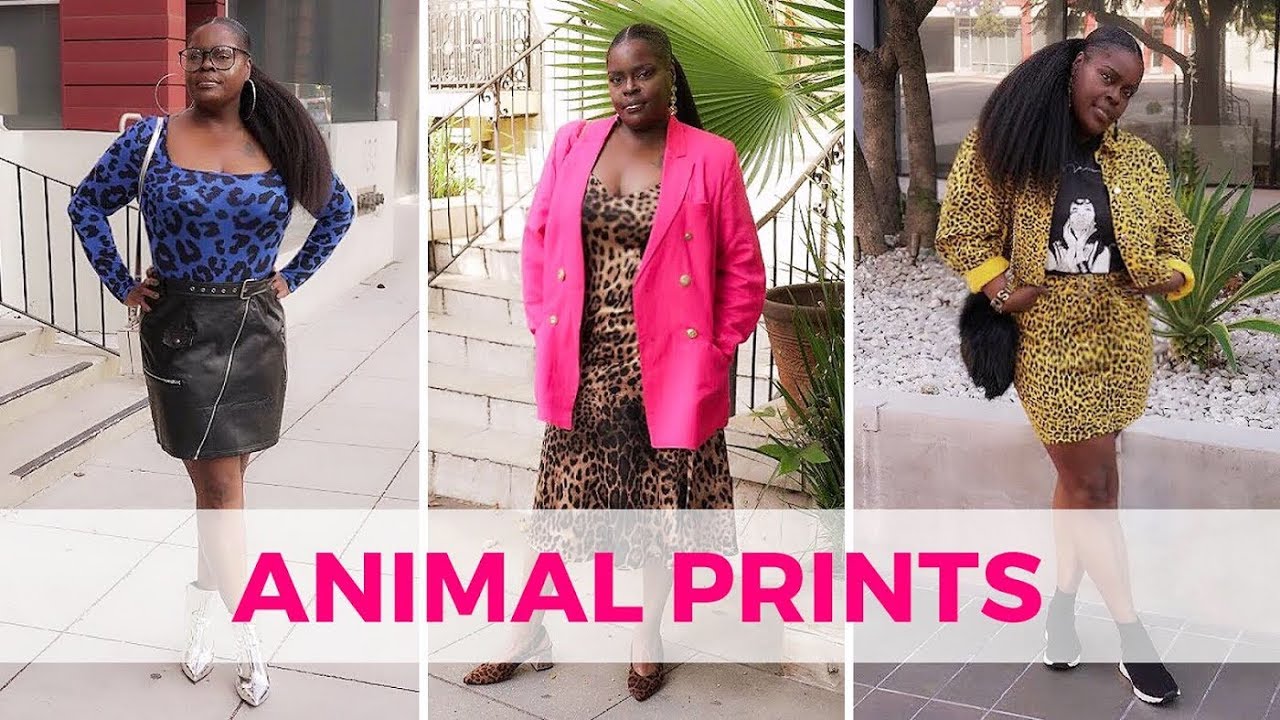 HOW TO STYLE ANIMAL PRINTS TEN WAYS (LOOKBOOK) - YouTube