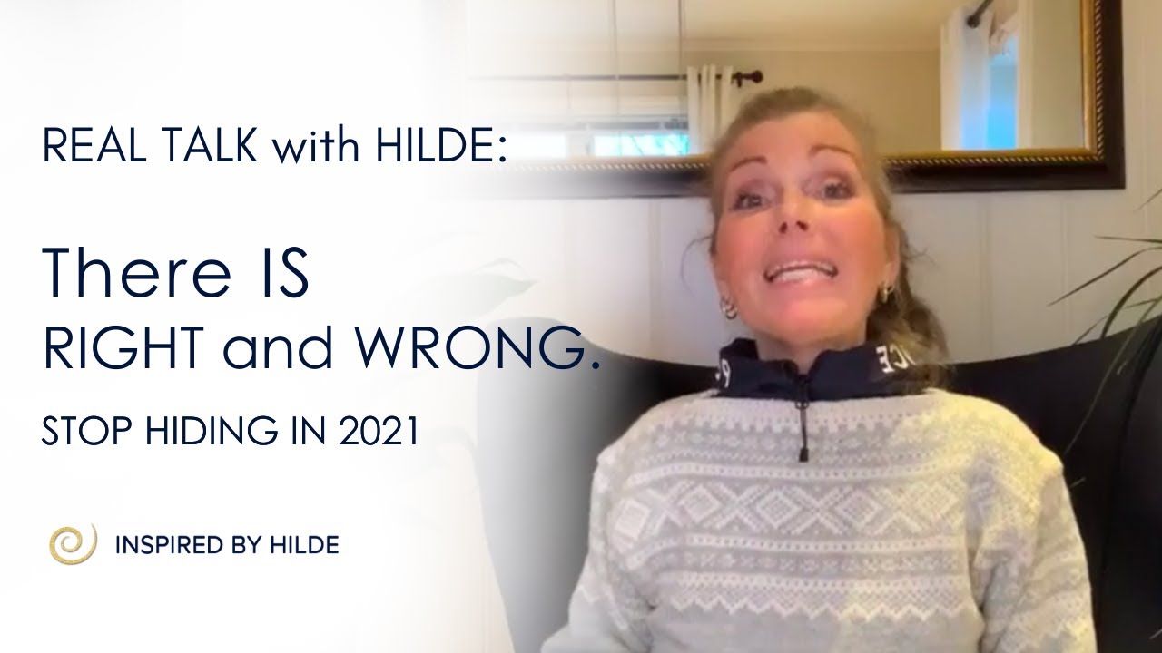 There IS right and wrong Stop HIDING in 2021 - YouTube
