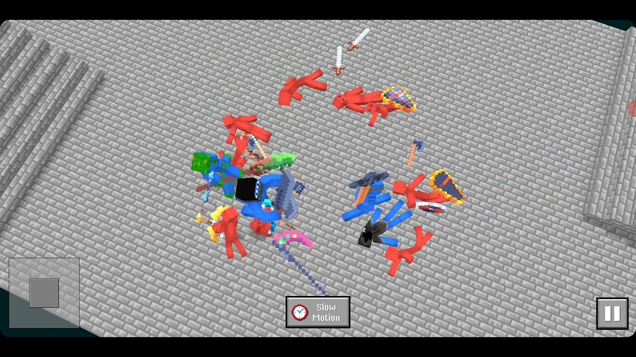 melee team vs epic team block simulator wars - YouTube