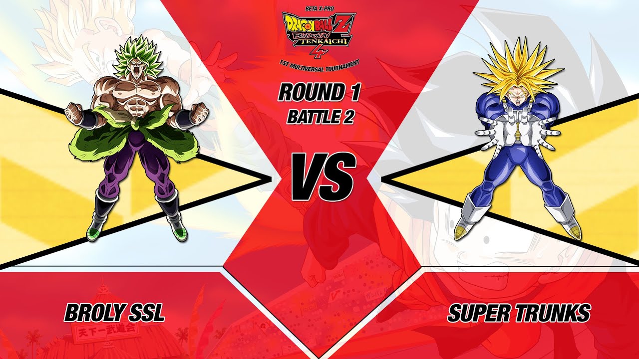 BROLY SSL VS SUPER TRUNKS / ROUND 1 / DRAGON BALL Z BUDOKAI TENKAICHI 4 ...