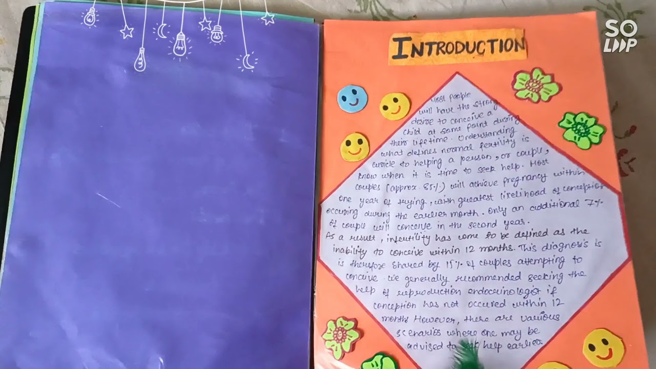 class 12 Infertility project (Biology) - YouTube