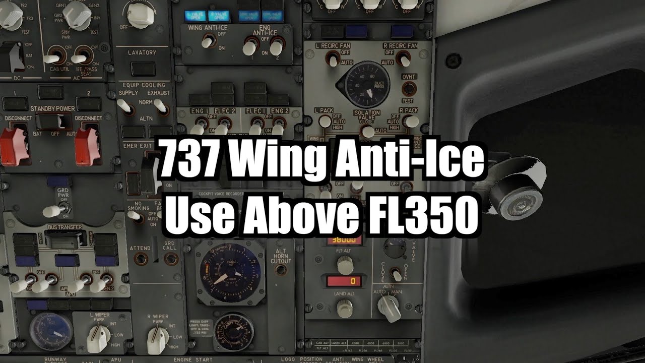 737 Wing Anti-Ice Use Above FL350 - YouTube
