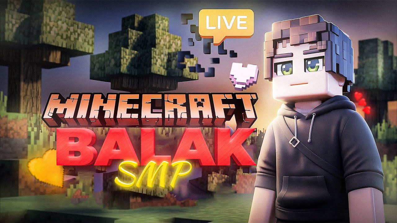 🔴First Day In Balak Smp | Becoming Strong | [Day 01] - YouTube