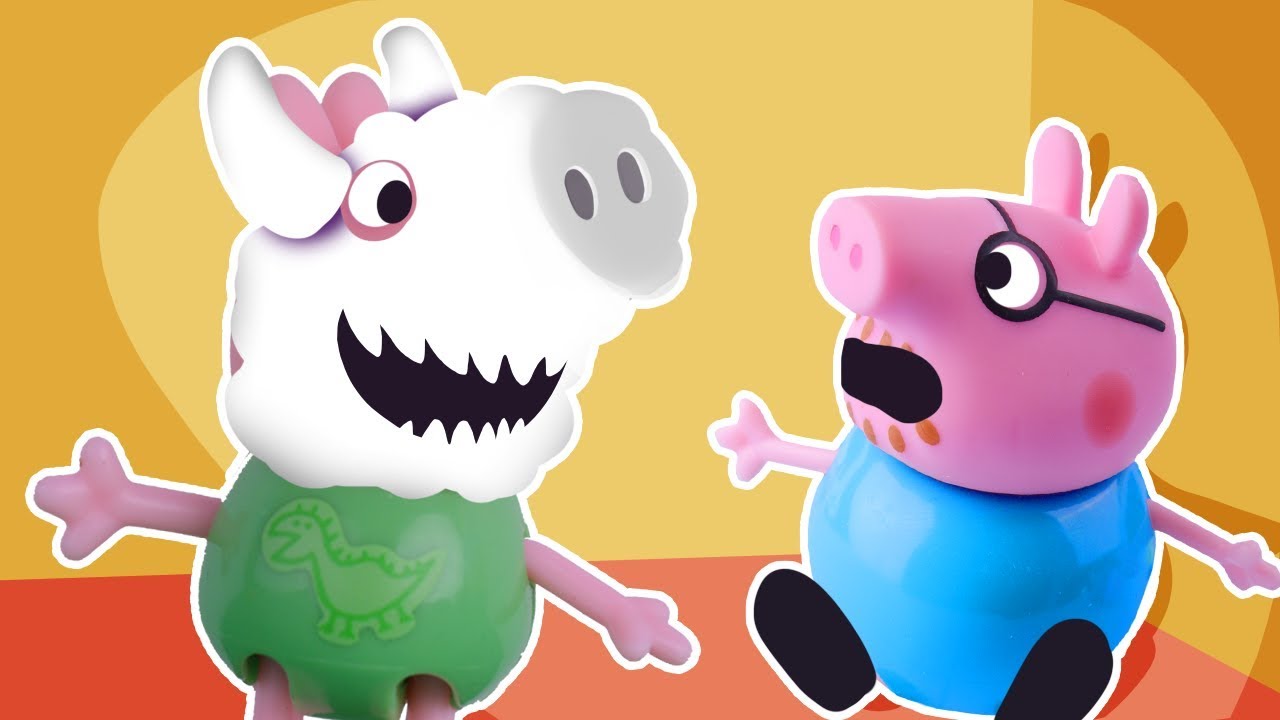 George Brushing his Teeth | Kids Cartoon & Piggy Story - YouTube