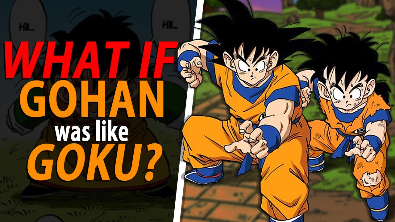 What If GOHAN was like GOKU? Kid Gohan vs Raditz! | Dragon Ball Z - YouTube