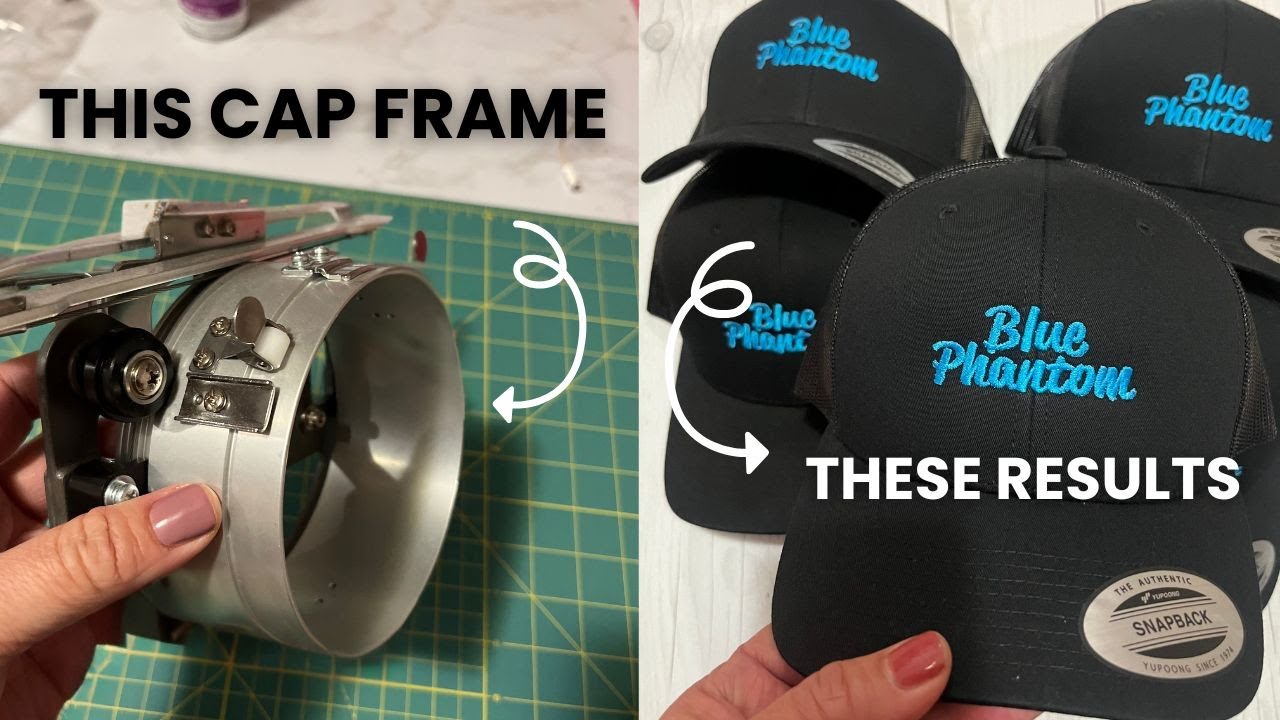 Brother Flat Brim Cap Frame Set to embroidery hats on my brother pr680w ...