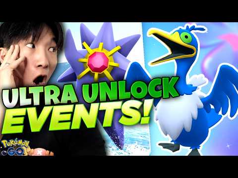 ULTRA UNLOCK EVENTS ARE NUTS!!  Mega Starmie and More Coming to Pokémon GO!!