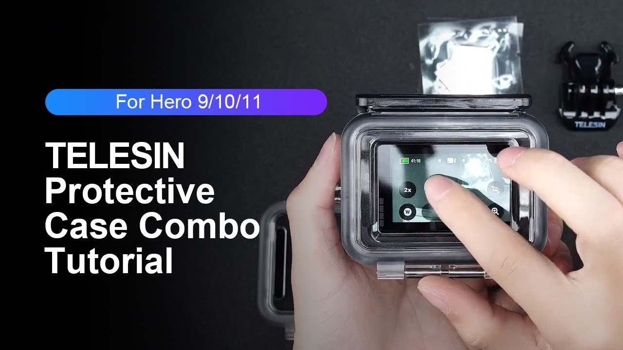 TELESIN Protective Case Combo Tutorial - YouTube
