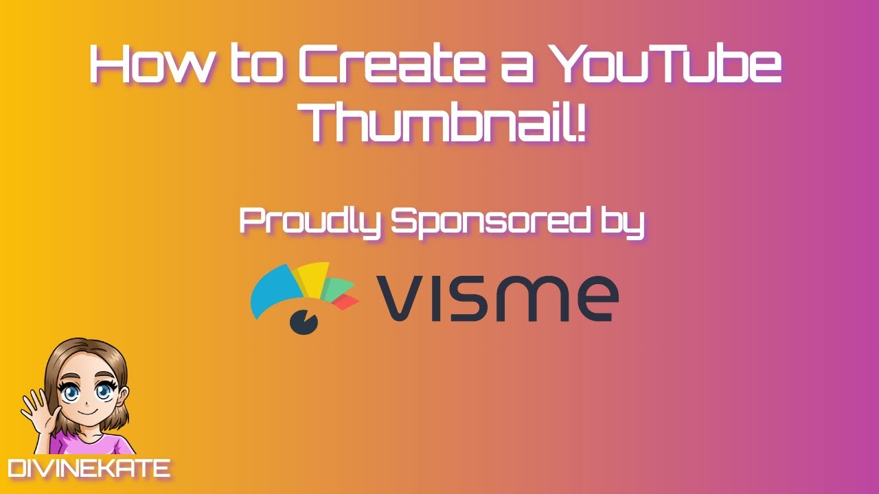 Using Visme to create a YouTube Thumbnail! - #sponsored #ad - YouTube
