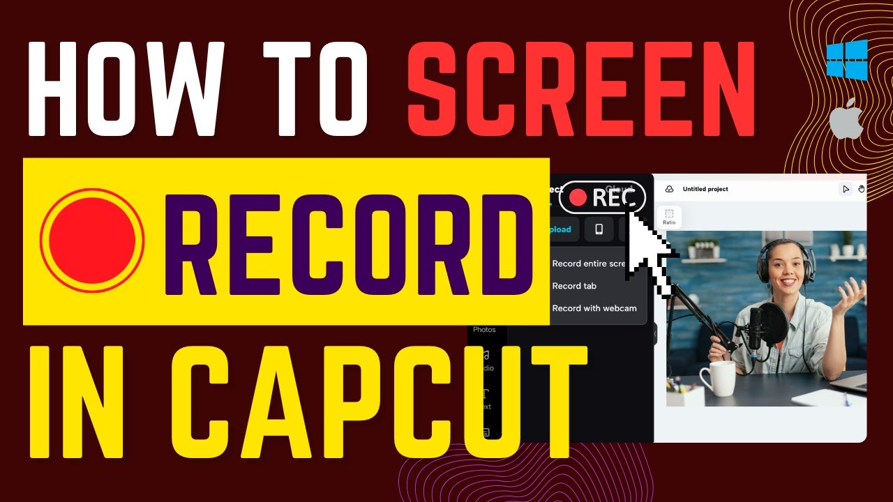 Screen Record in CapCut (2024) | Easy Tutorial - YouTube