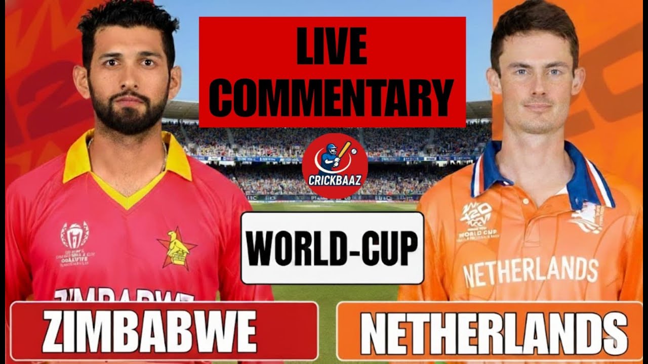 🔴 Live: Zimbabwe vs Netherlands | ZIM vs NED Live Match | Warm Up Match ...