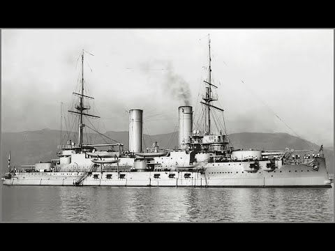 Battleship pre dreadnought Slava 1905 MODEL SAVAŞ GEMİSİ