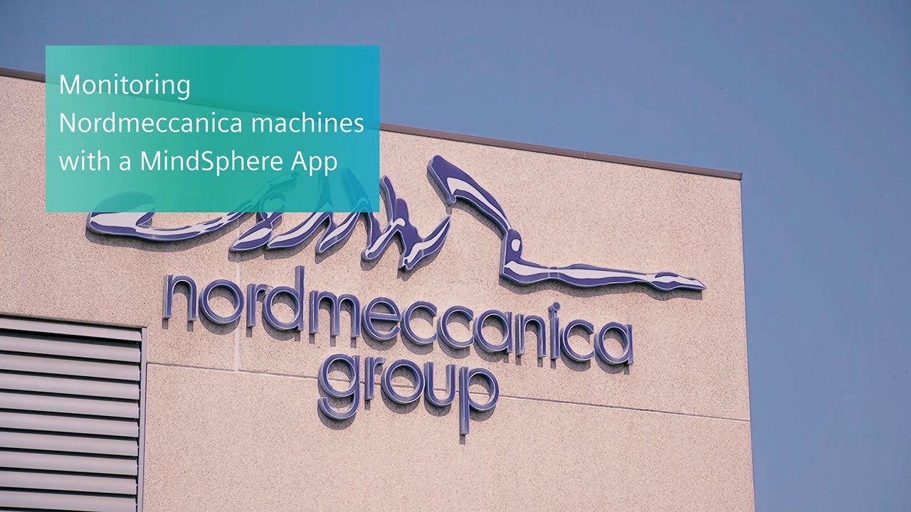 Monitoring Nordmeccanica machines with a MindSphere App - YouTube