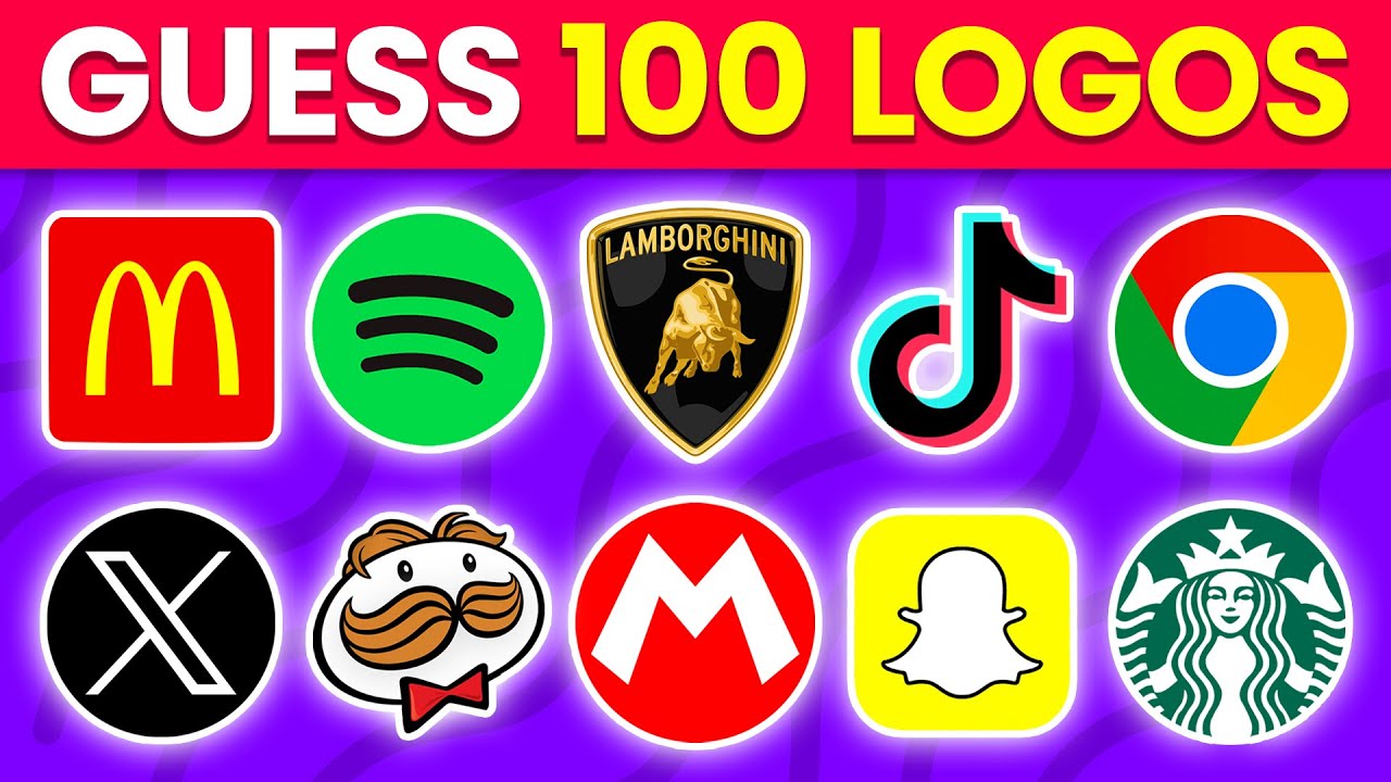 Guess the Logo in 3 Seconds | 100 Famous Logos | Ultimate Logo Quiz ...