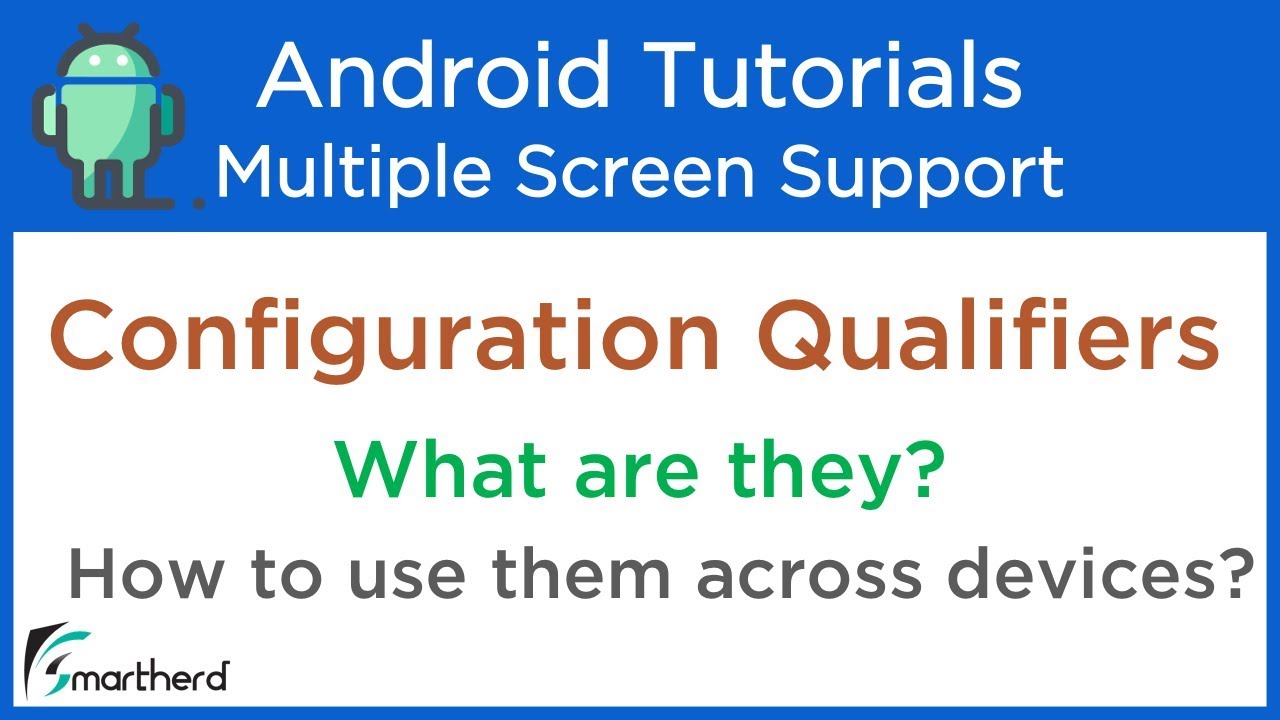 Android App Resources: Configuration Qualifiers to support Multiple ...