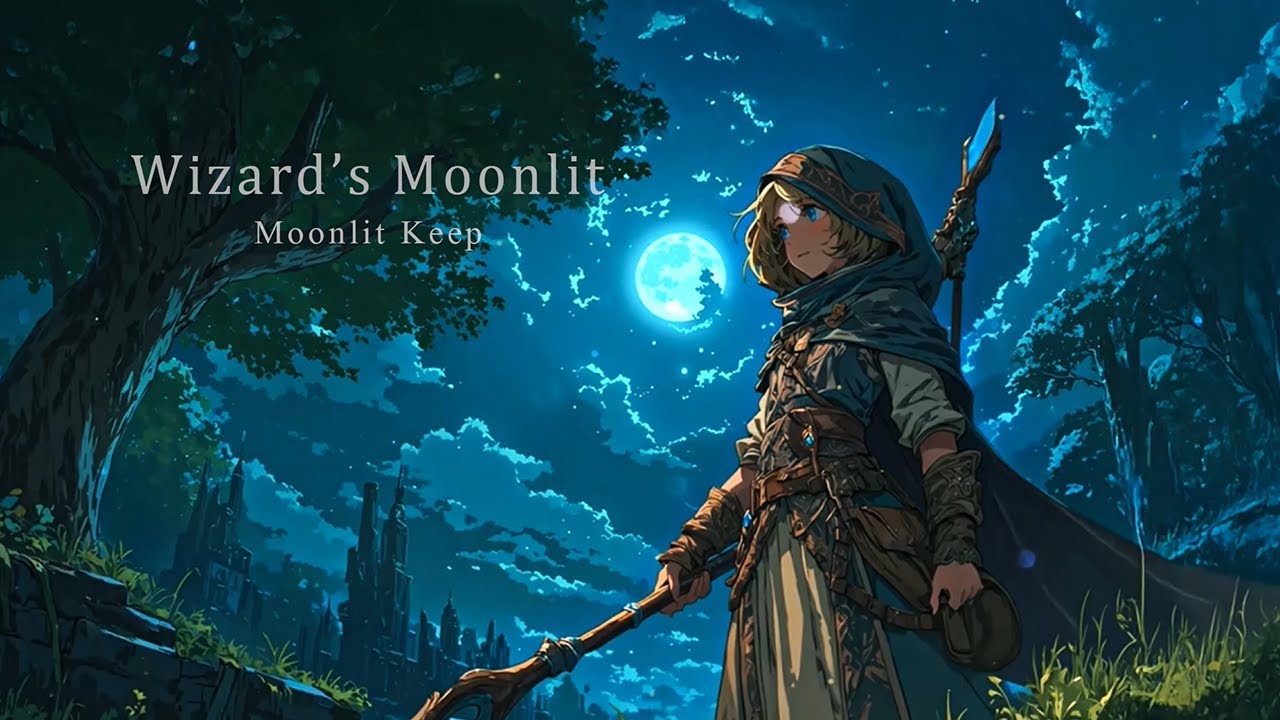 Fantasy Music for Focus & Calm | The Wizard’s Moonlit Path - YouTube