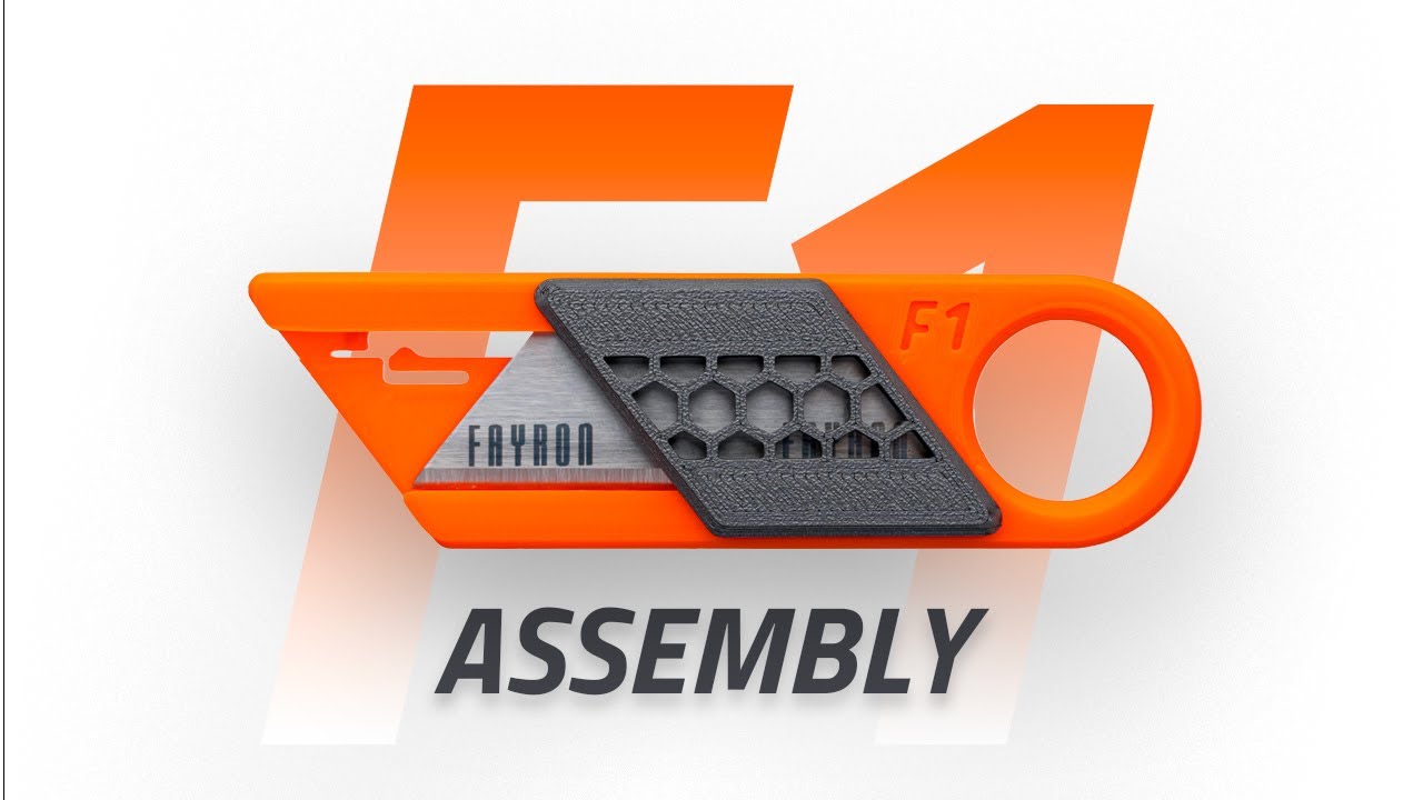 F1 Utility knife - Assembly Guide - YouTube
