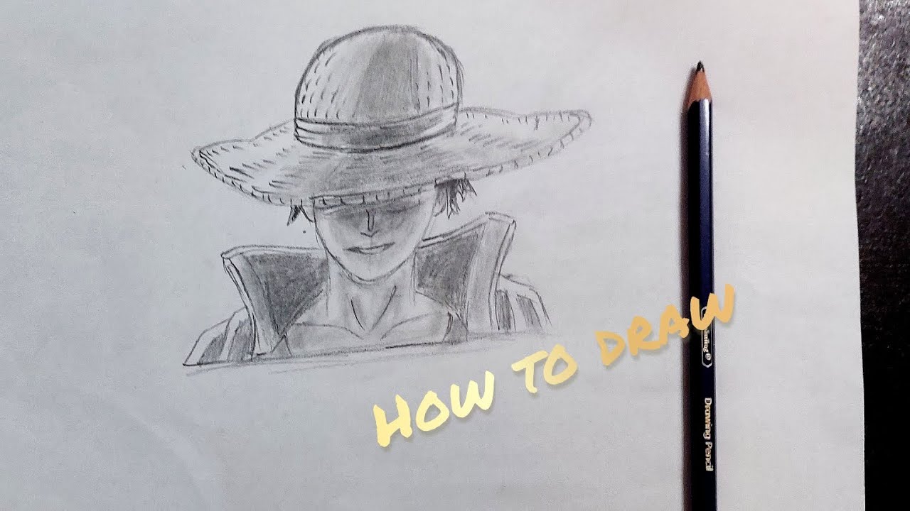 how to draw/ how to draw luffy from anime one piece - YouTube