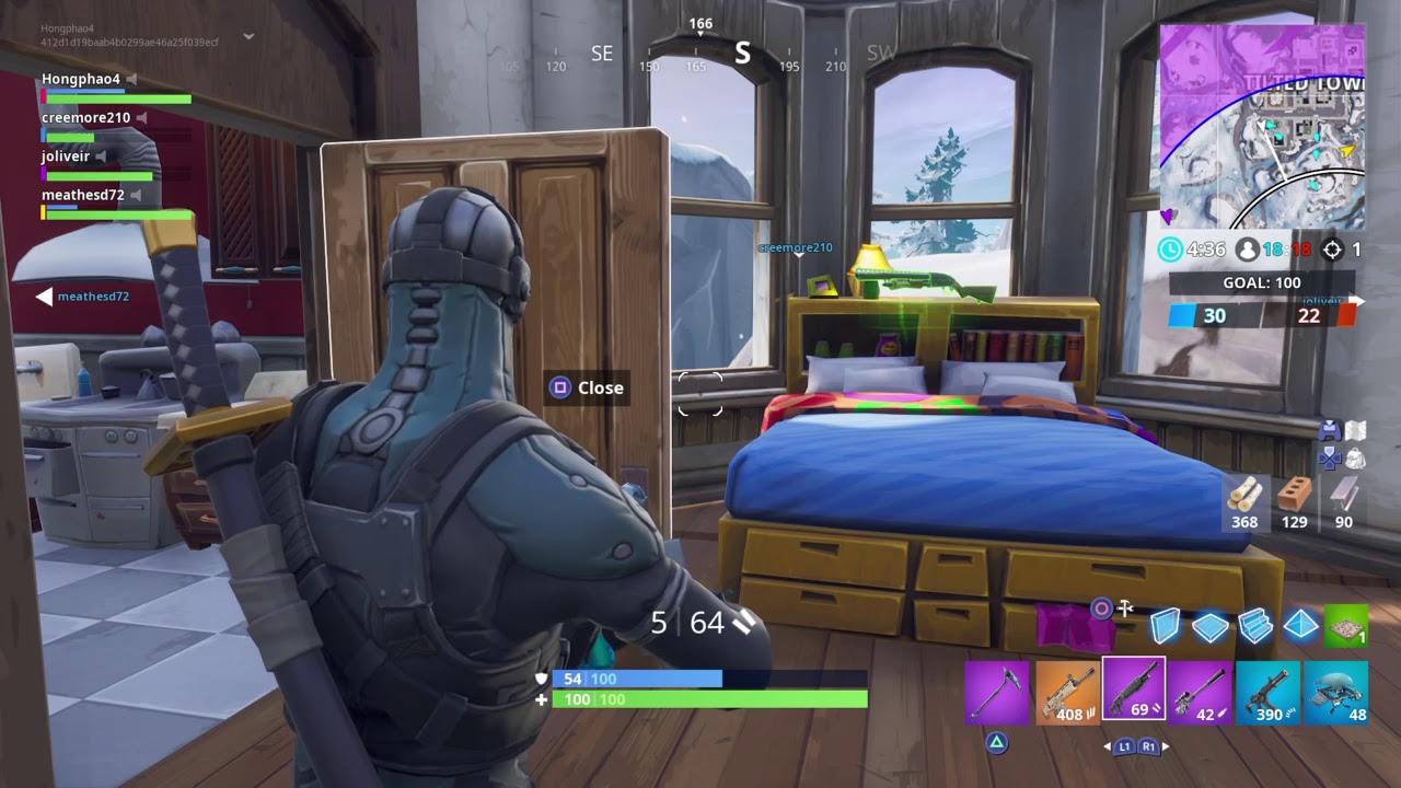 Fortnite mid game flank unbelieveable - YouTube