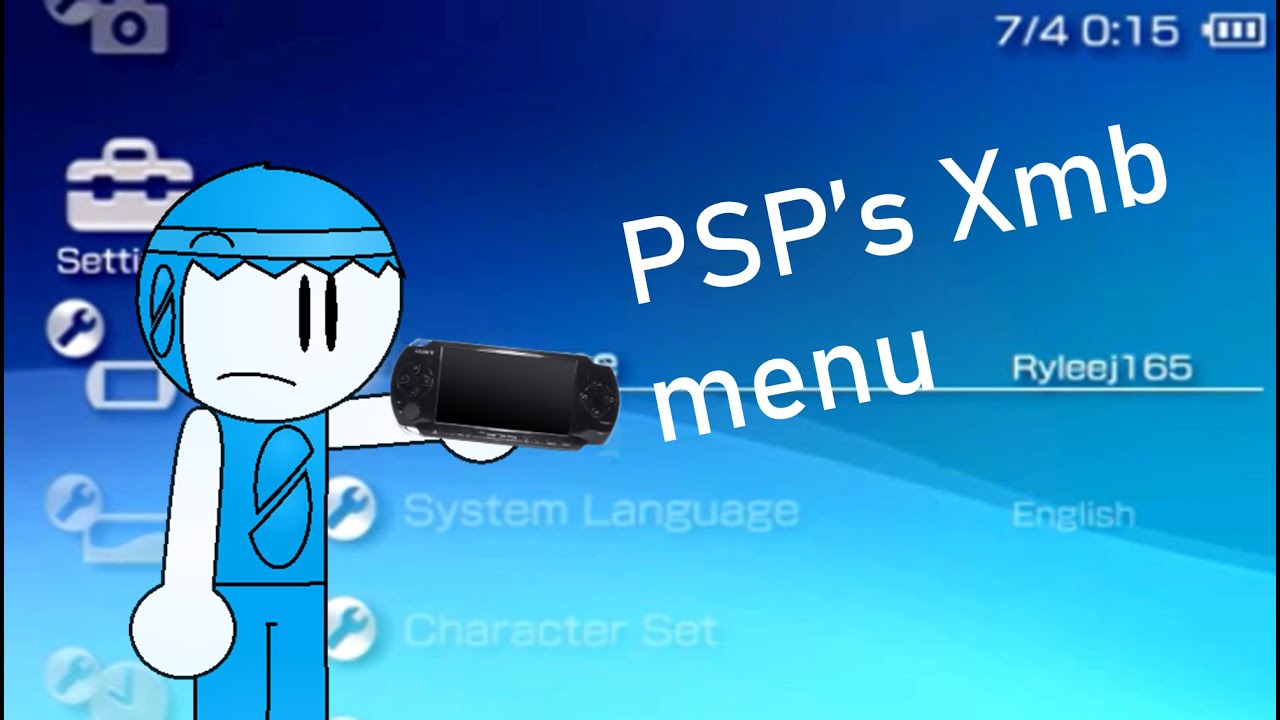 PSP XMB menu - YouTube