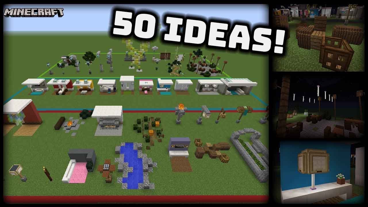 Minecraft - 50 DIFFERENT Lighting Designs! (Survival/Creative) - YouTube