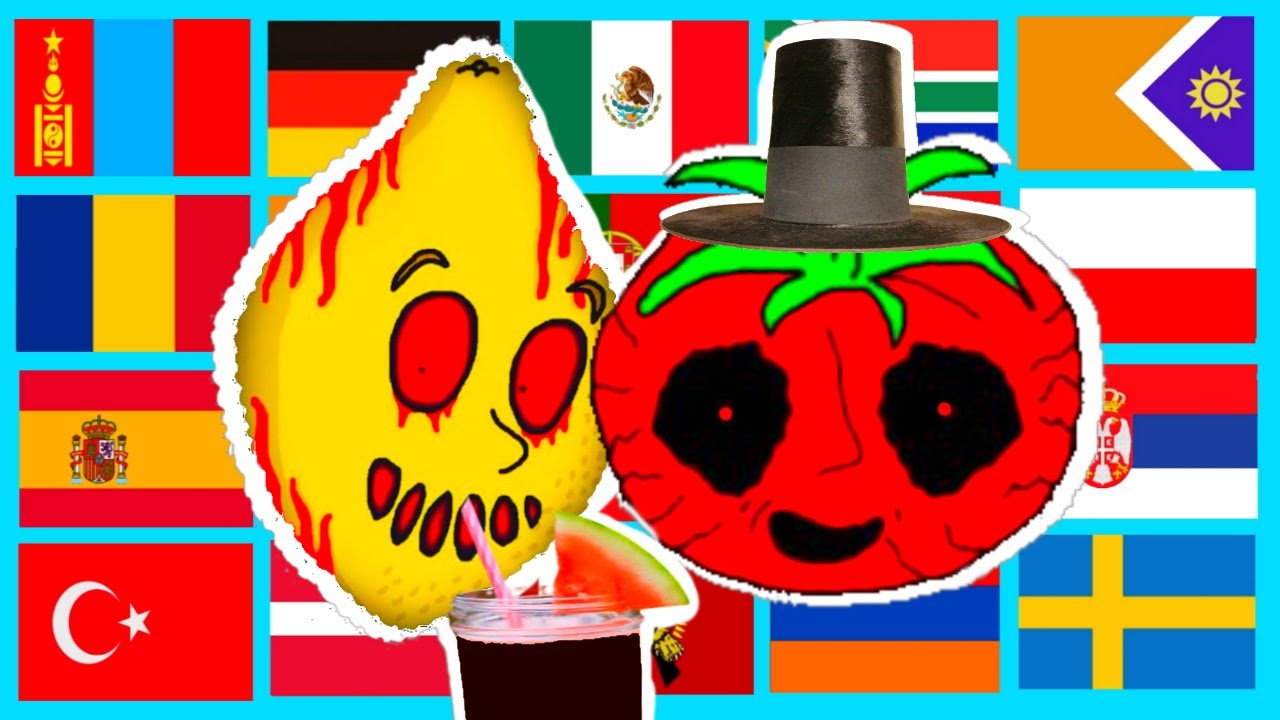 Ms LemonS and Mr TomatoS in different languages meme Part 4 - YouTube