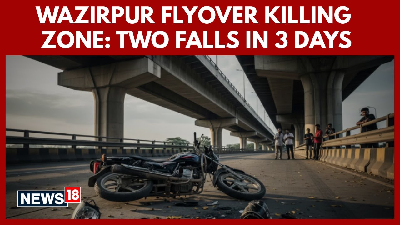 Wazirpur Flyover Safety Hazard: Two Accidents in 3 Days | Dangerous Gap ...