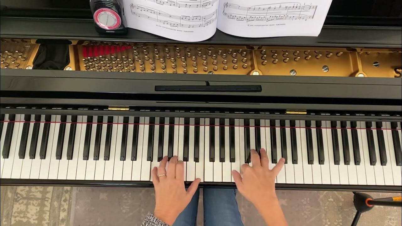 Sonatina in C by Anton Andre - early intermediate piano solo - YouTube