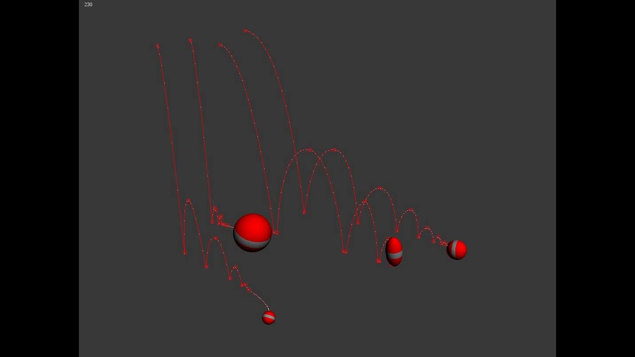 Bouncing Balls With Trajectory - YouTube