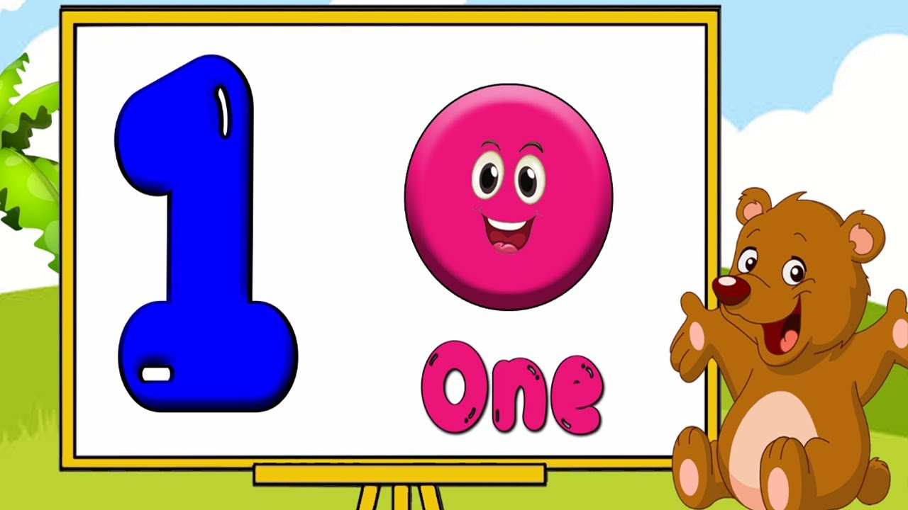 Learn Numbers For Preschoolers | Nursery Rhymes for 2 years Old | Learn ...