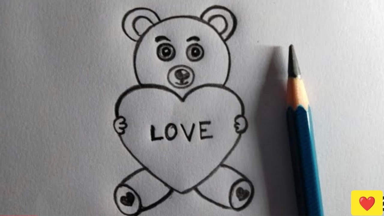 how to draw taddy bear drawing ll very easy taddy bear drawing ll taddy ...