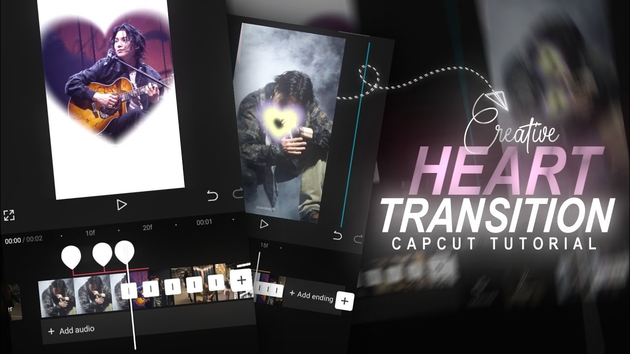 Different types of Creative Heart Transition Tutorial || Capcut - YouTube