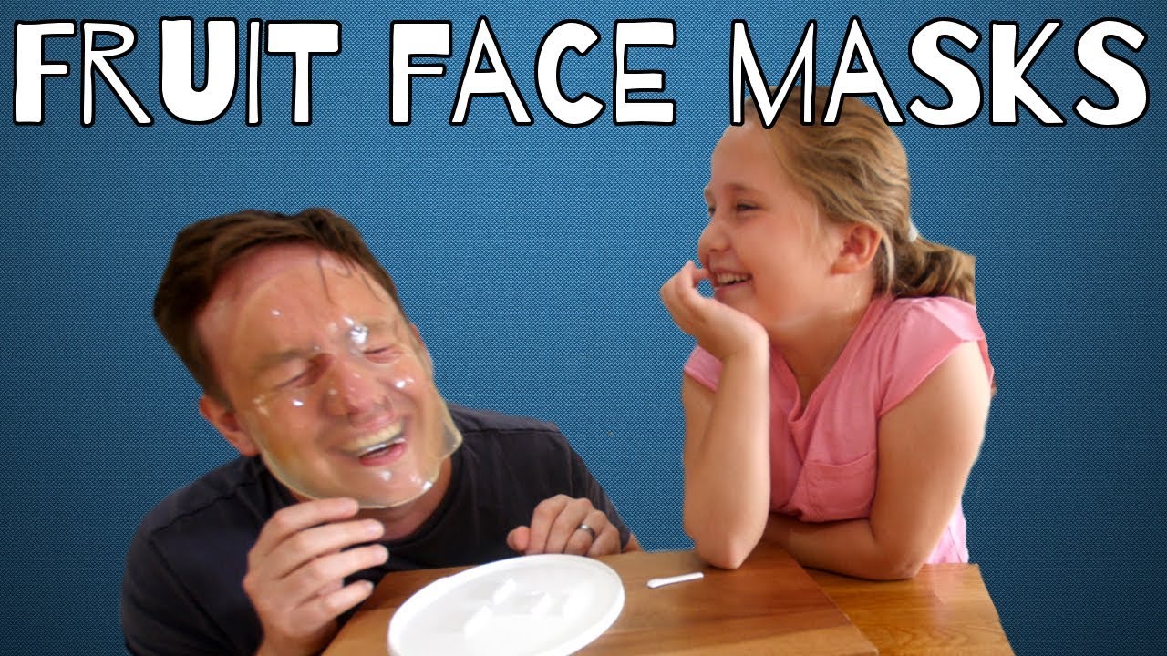We tried a Kitchen Gadget that makes Face Masks out of Fruit! - YouTube