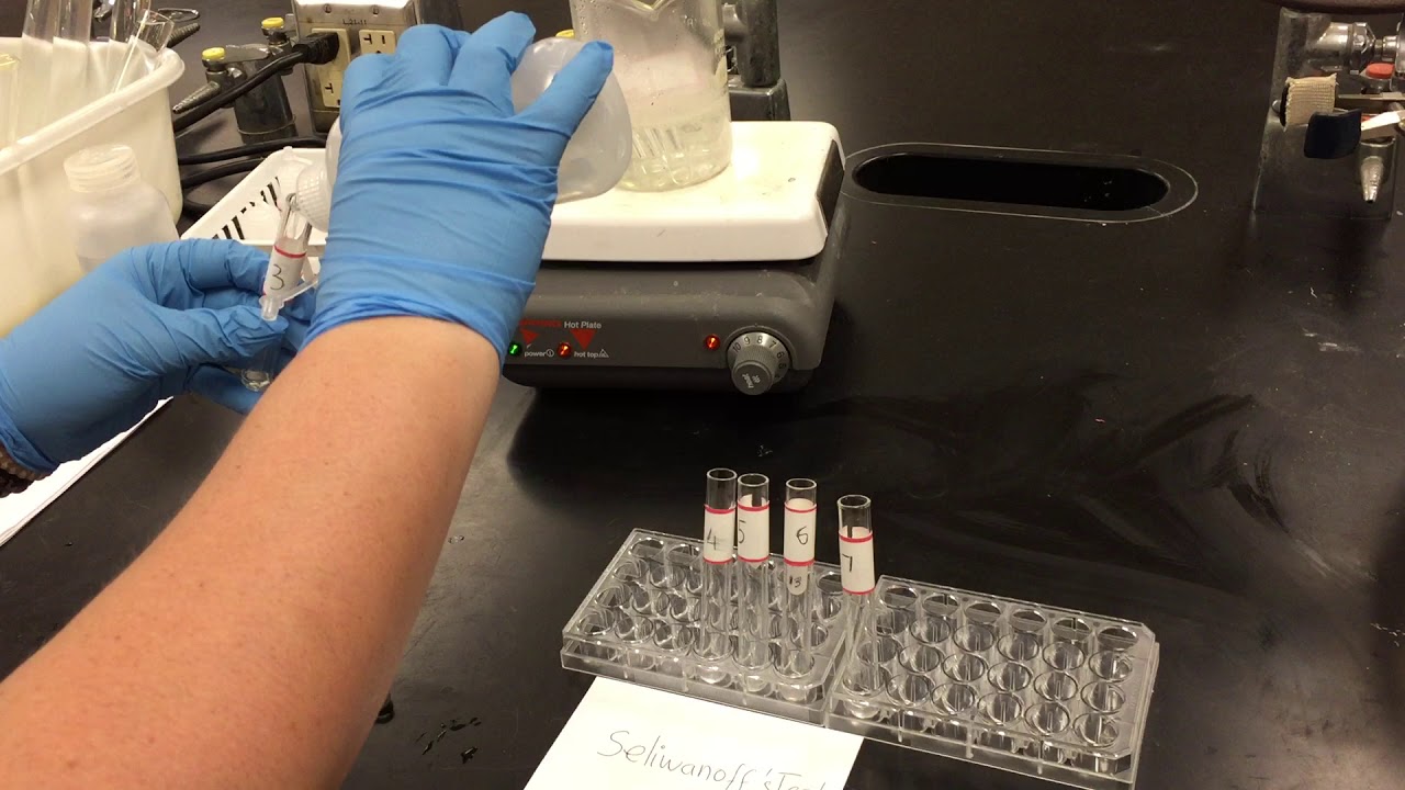 Seliwanoff's Test, part 1 - YouTube