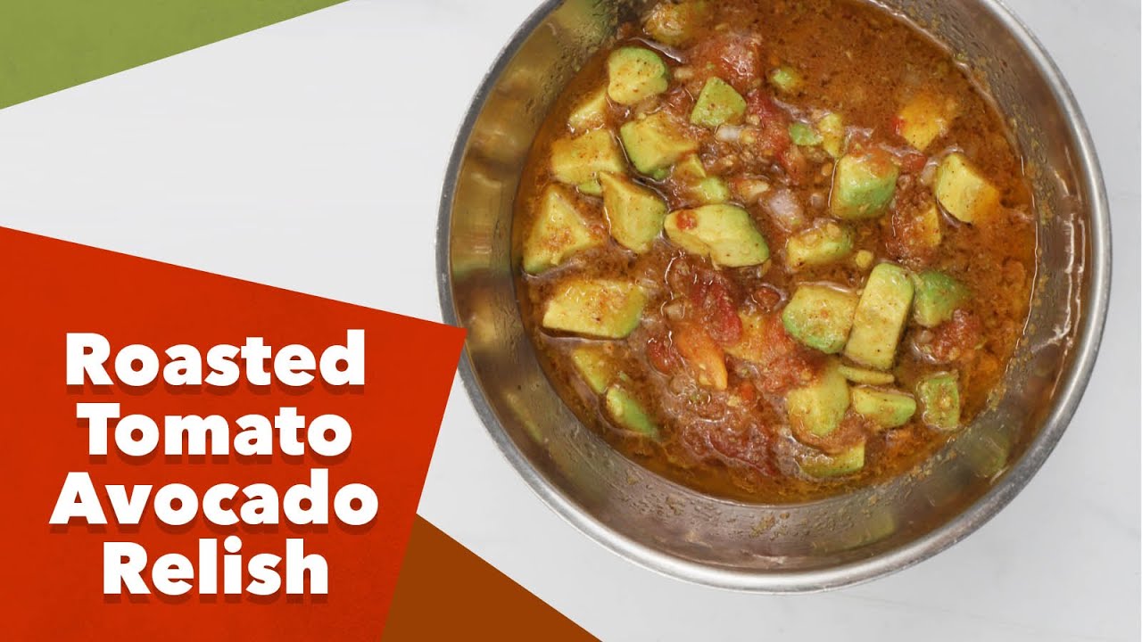 Keto Roasted Tomato Avocado Relish Recipe - YouTube