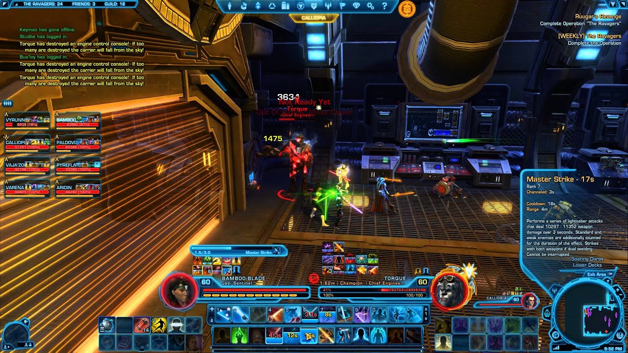 SWTOR - Tranquility - The Ravagers 8m SM - Torque - YouTube
