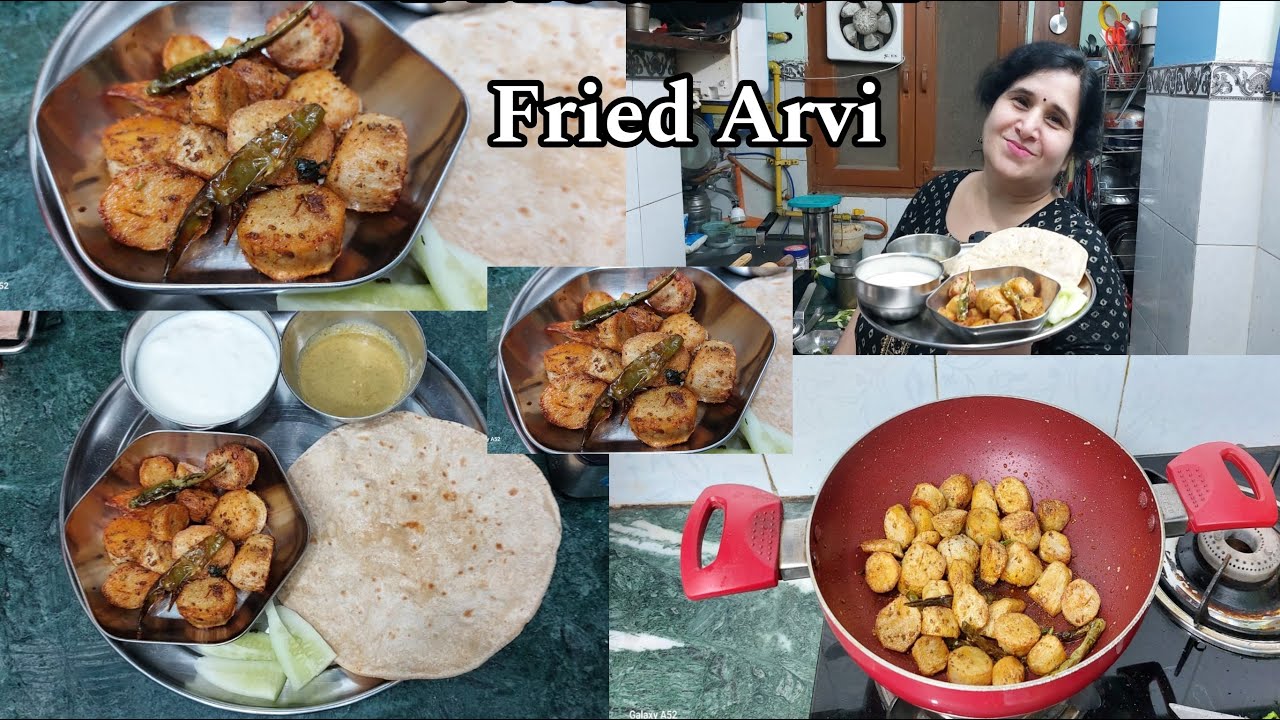 Fried Arvi | Basic Ingredients | Beginners & Gen- Z - YouTube