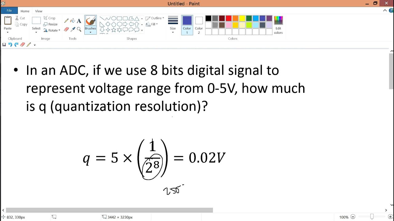 l1v1 1 Meaning of quantization resolution and calculating it - YouTube