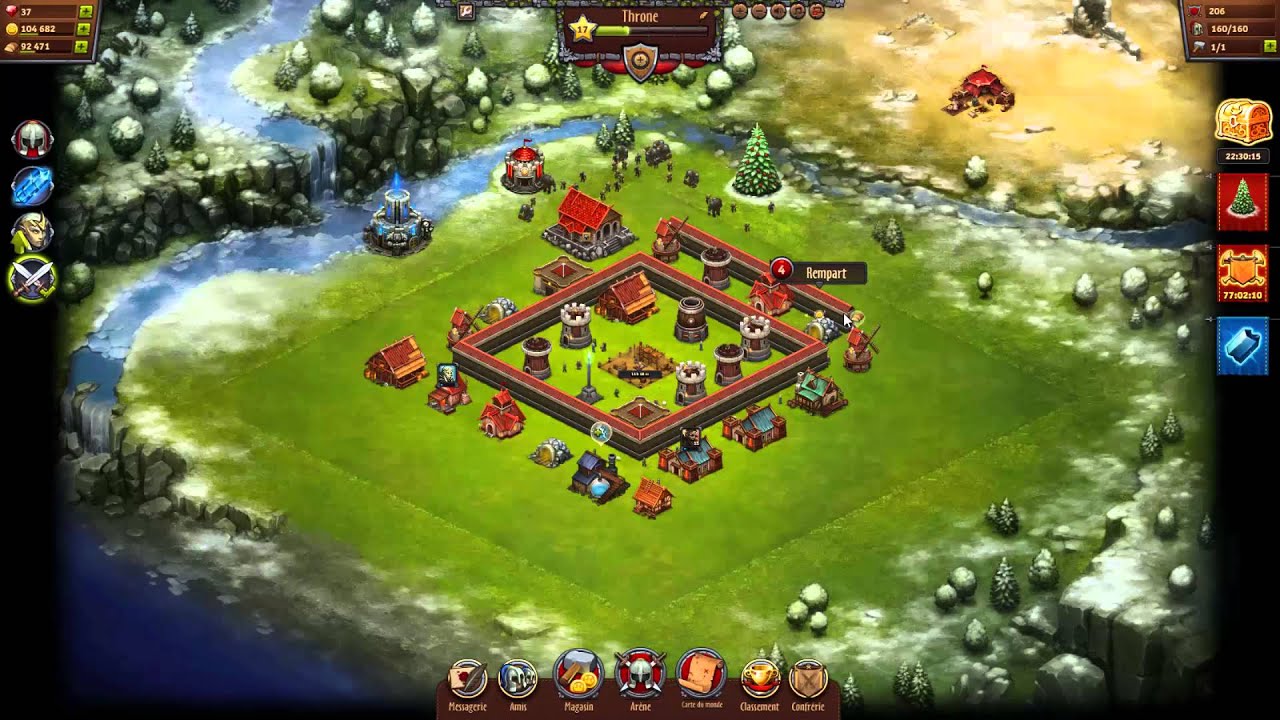 Throne Rush - Let's Play (commenté) part. 8 - YouTube