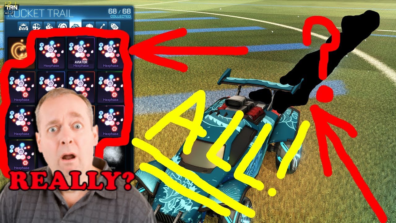 All painted hexphases in rocket league! - YouTube